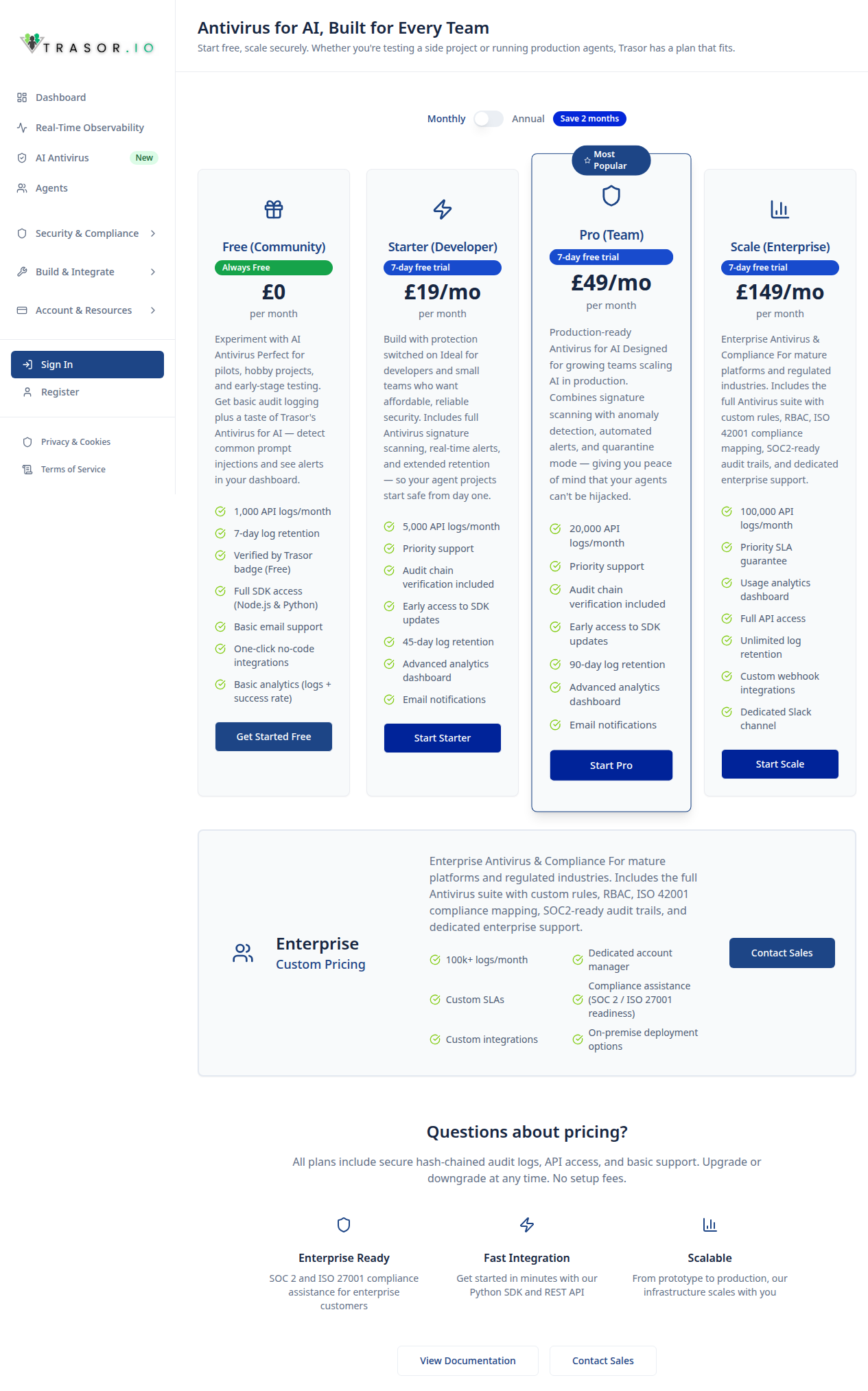 Trasor.io - Trust Infrastructure for AI Workflows